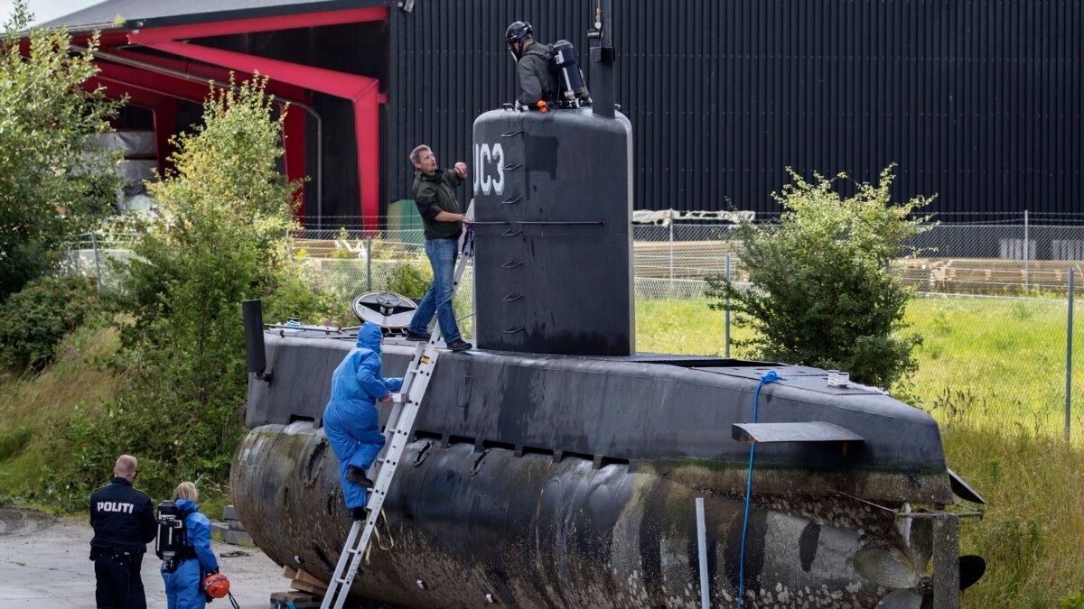 Danish Police Say No Body Found Inside Sunken Submarine