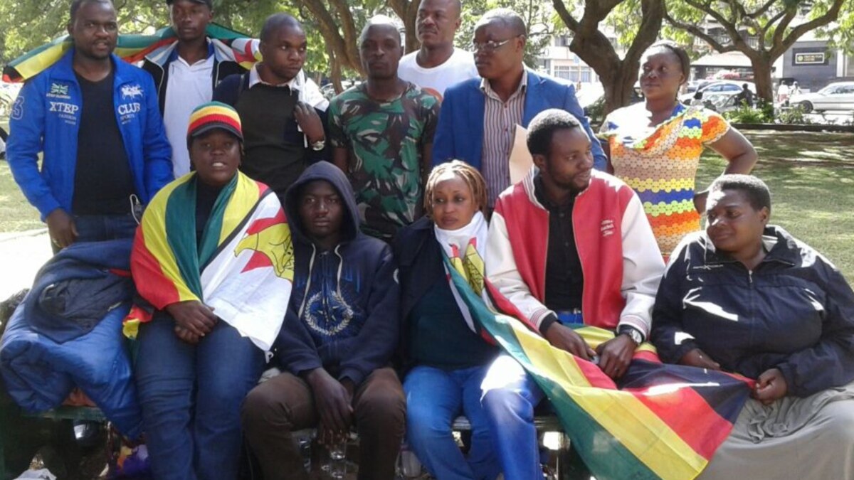 Assaulted Zimbabwe Protesters Vow to Stay Put At Africa Unity Square
