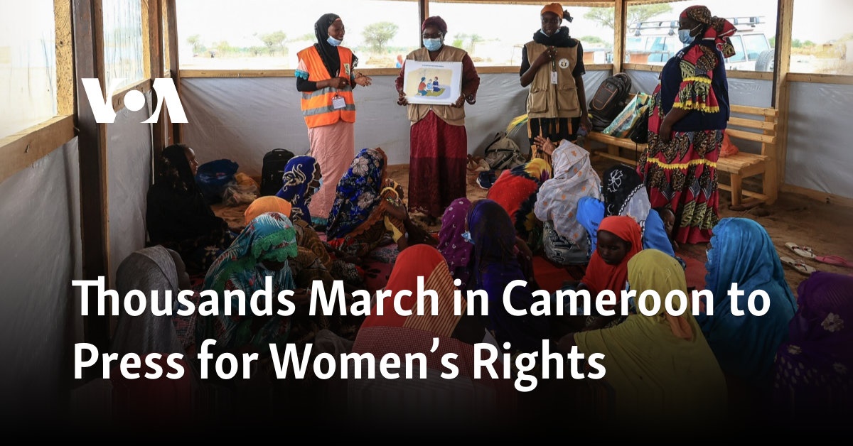 Thousands March in Cameroon to Press for Women’s Rights