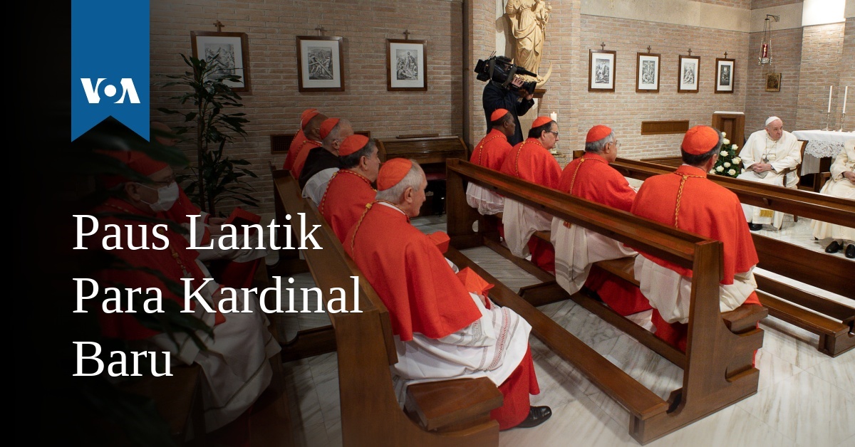 Paus Lantik Para Kardinal Baru