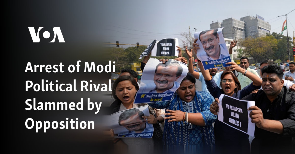 Arrest of Modi Political Rival Slammed by Opposition
