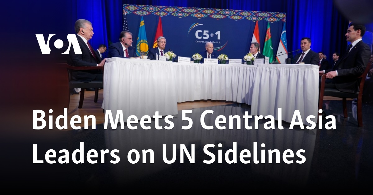 Biden Meets 5 Central Asia Leaders on UN Sidelines