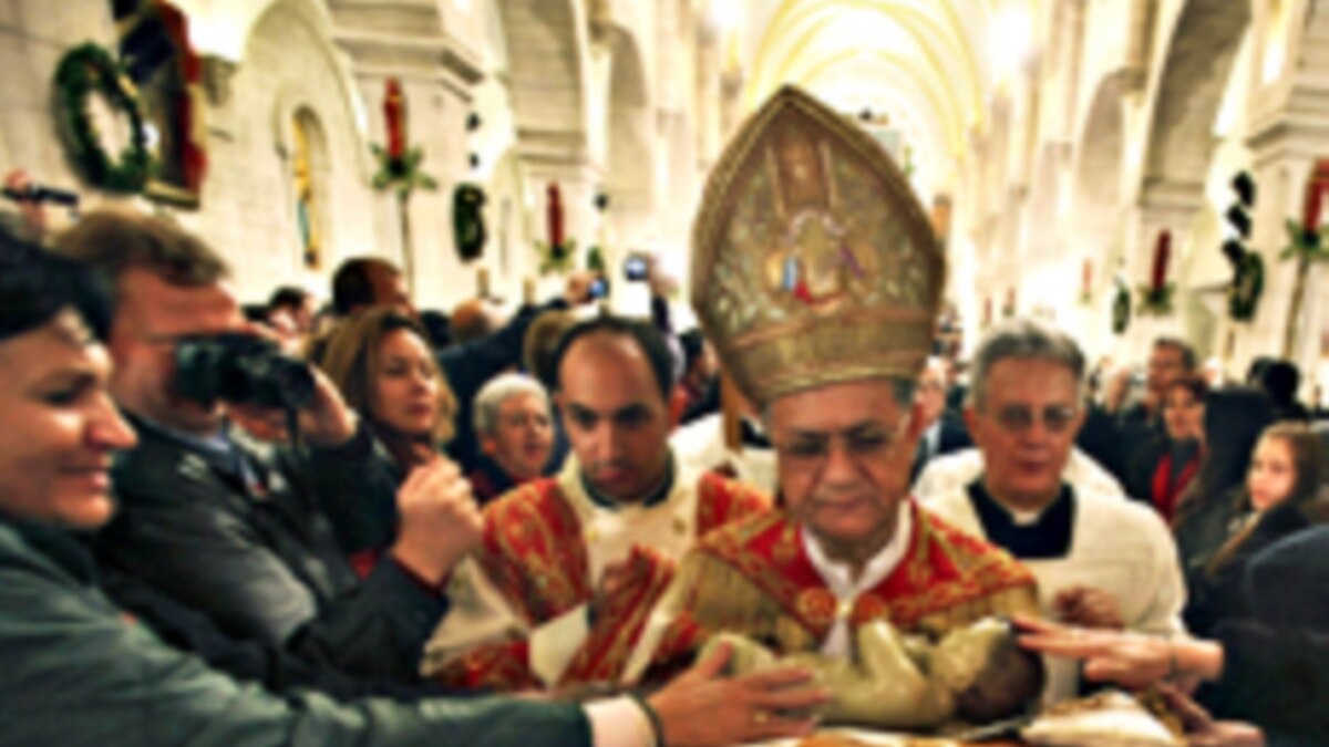 Suasana Perayaan Natal di Kota Bethlehem