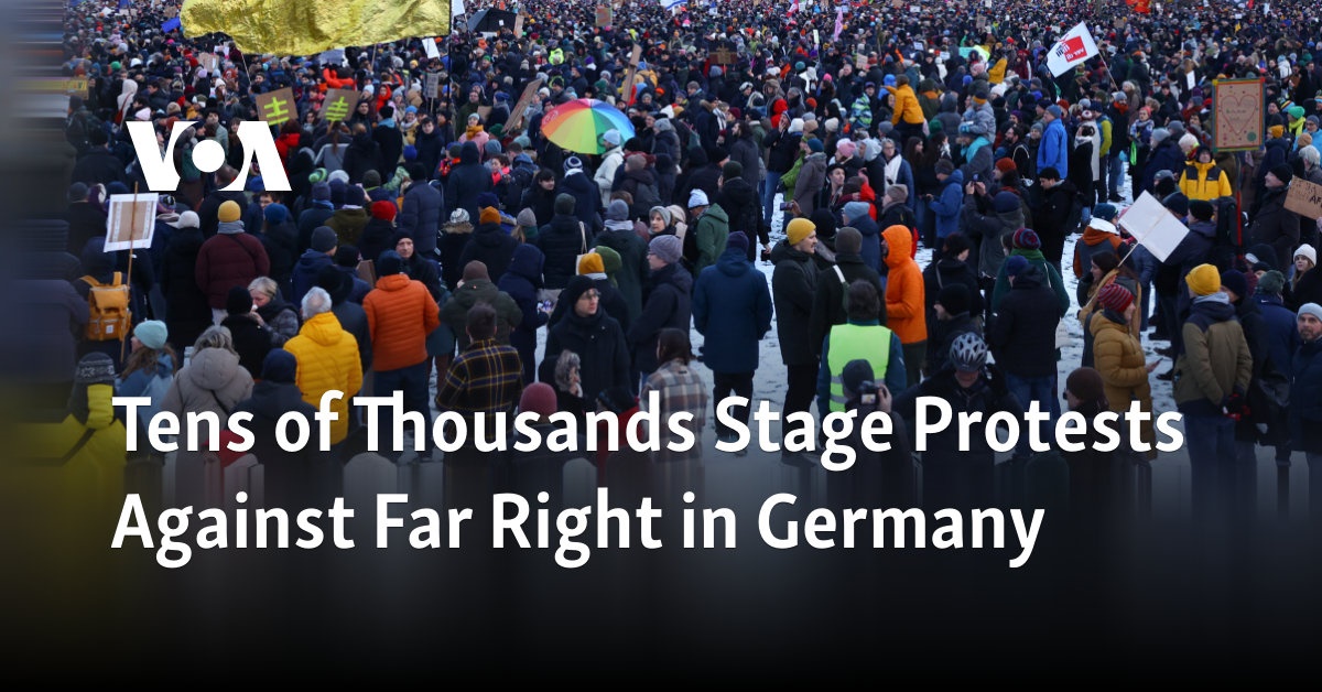 Tens of Thousands Stage Protests Against Far Right in Germany