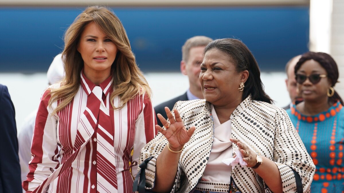 US First Lady Continues Africa Goodwill Tour