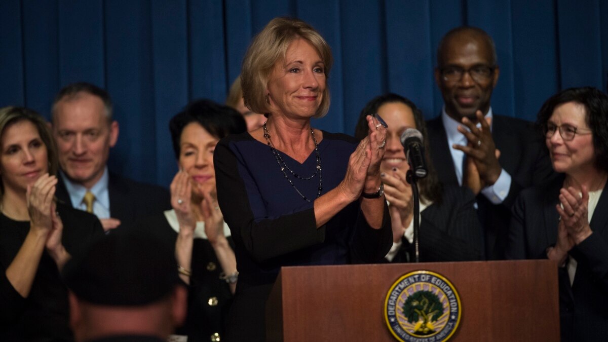 Education Secretary’s First Move: Reassure Critics