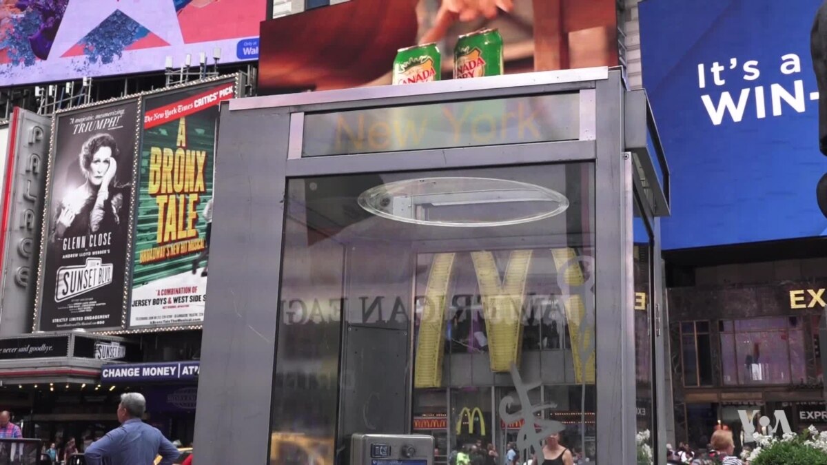 Times Square Phone Booth Art Documents Immigrants' Stories of Their ...