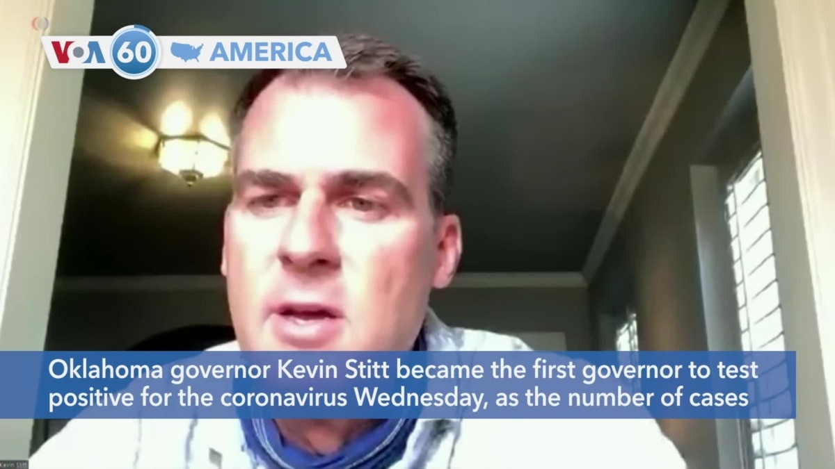 VOA60 America - Oklahoma governor Kevin Stitt became the first governor ...