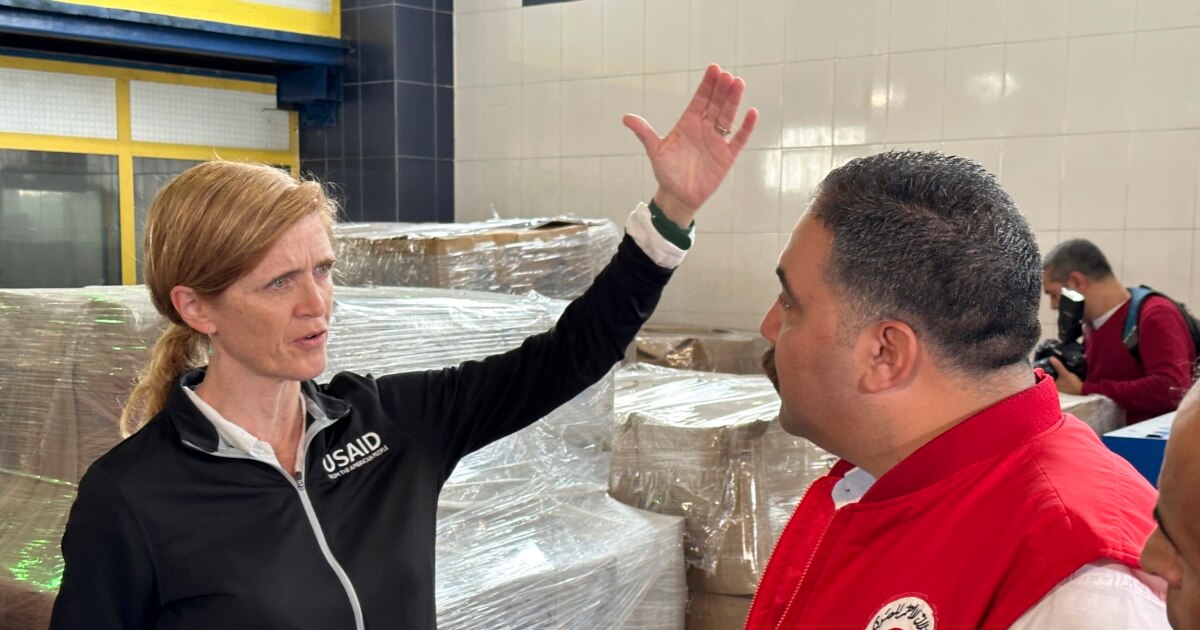 USAID Head Arrives in Egypt, Announces More Aid for Palestinians