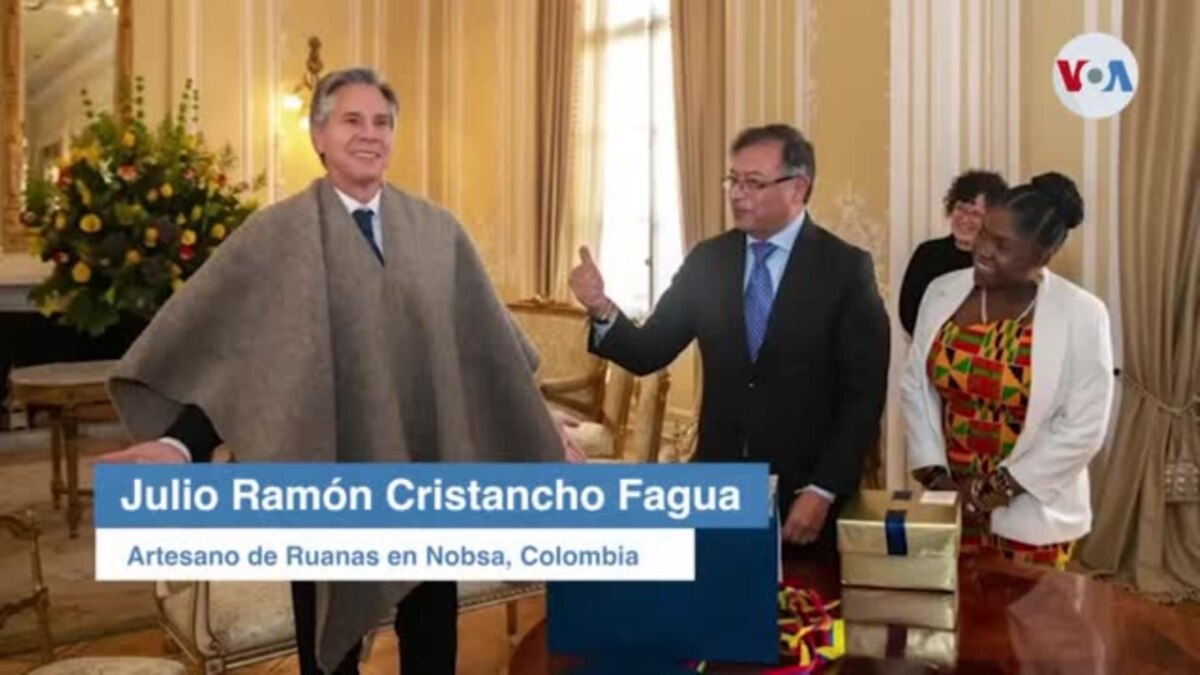 Artesano de Ruanas en Nobsa, Colombia creador de la ruana que usó ...