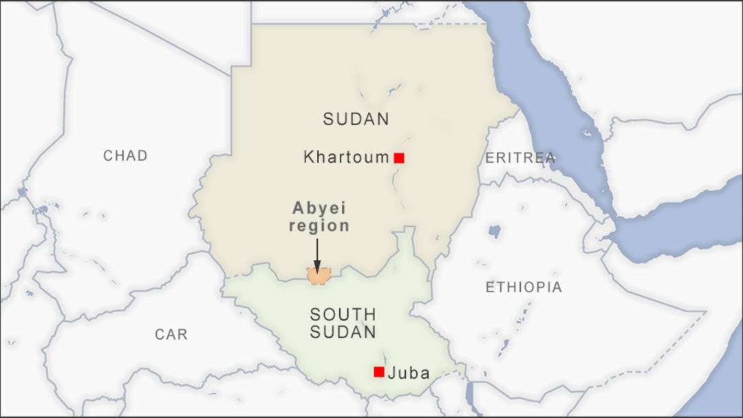 Sudan Map Abyei