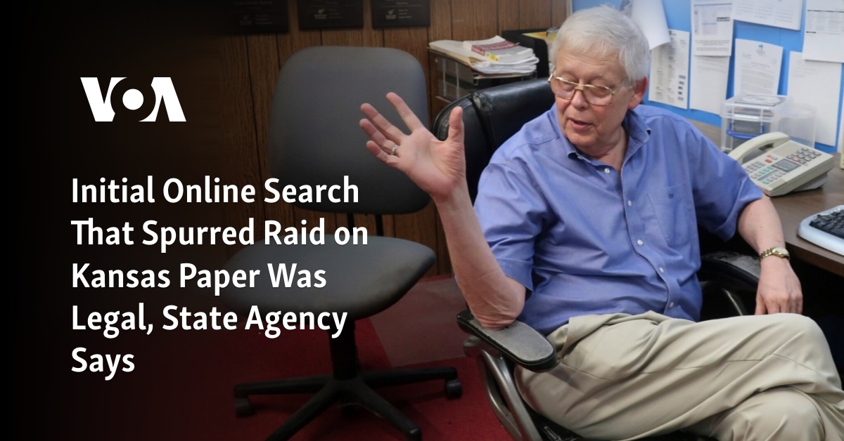 Initial Online Search That Spurred Raid on Kansas Paper Was Legal ...