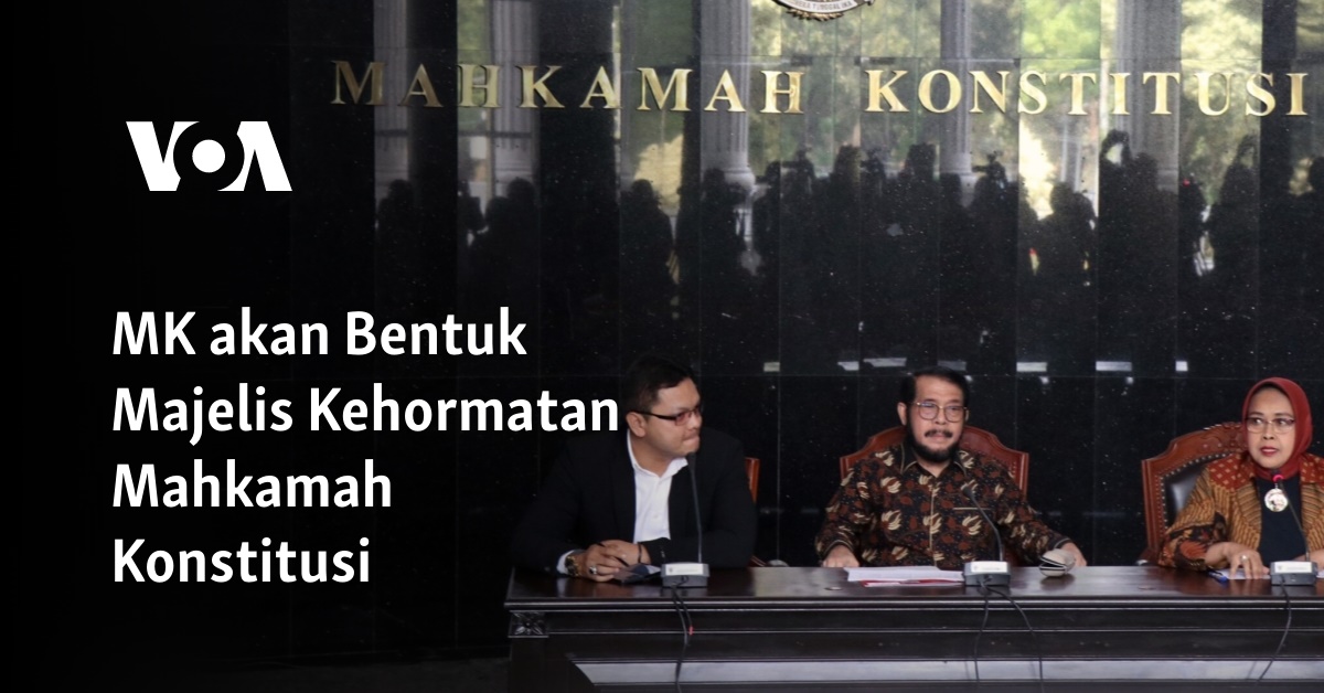 MK akan Bentuk Majelis Kehormatan Mahkamah Konstitusi