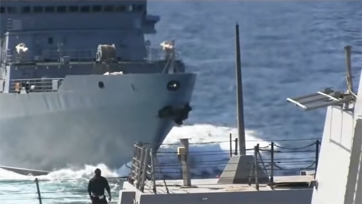 Close Call: Russian Navy Ship vs. U.S. Destroyer
