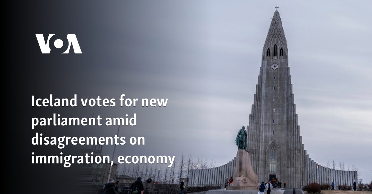Iceland votes for new parliament amid disagreements on immigration, economy