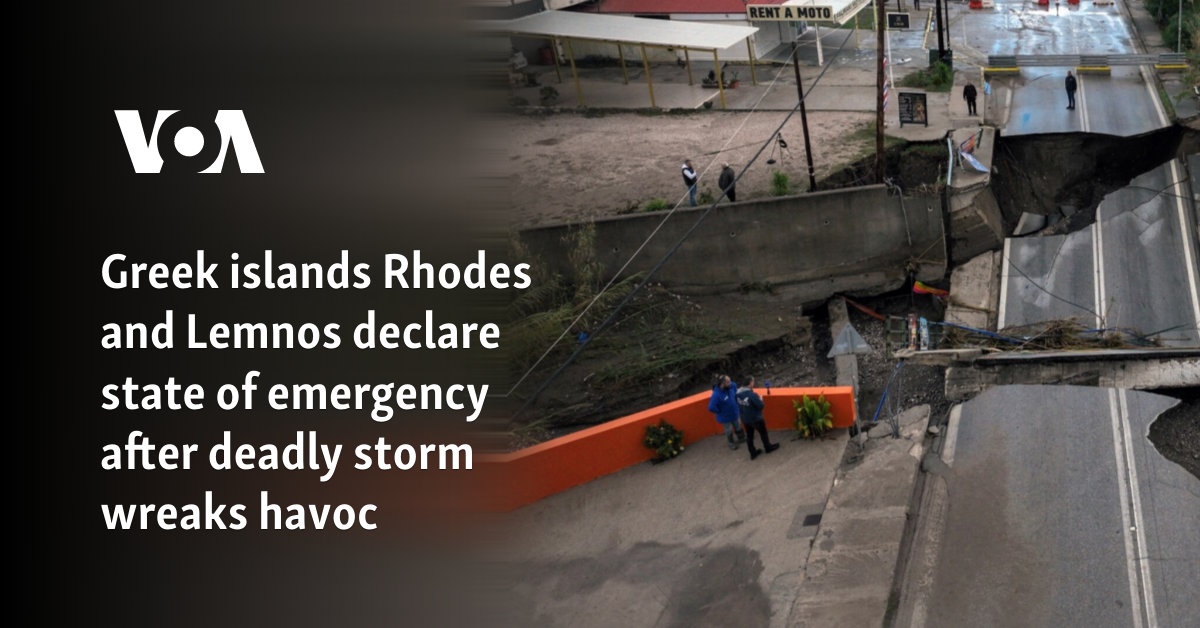 Greek islands Rhodes and Lemnos declare state of emergency after deadly ...