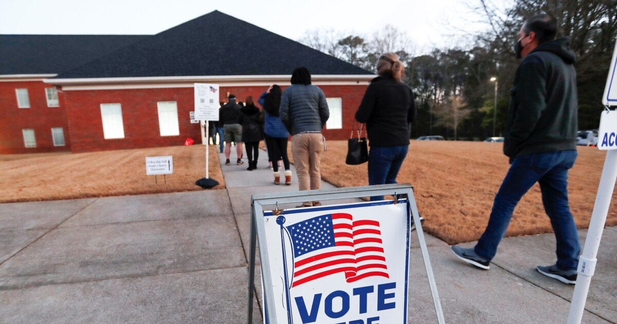 Jorjiya shtatida AQSh Senati taqdiri hal bo'lmoqda