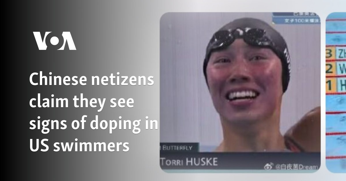 Chinese netizens claim they see signs of doping in US swimmers