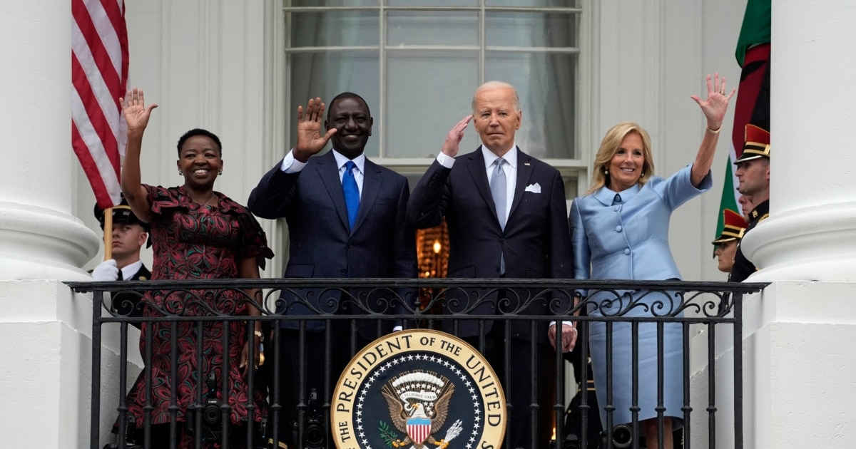 Biden reçoit son homologue kényan avec tous les honneurs