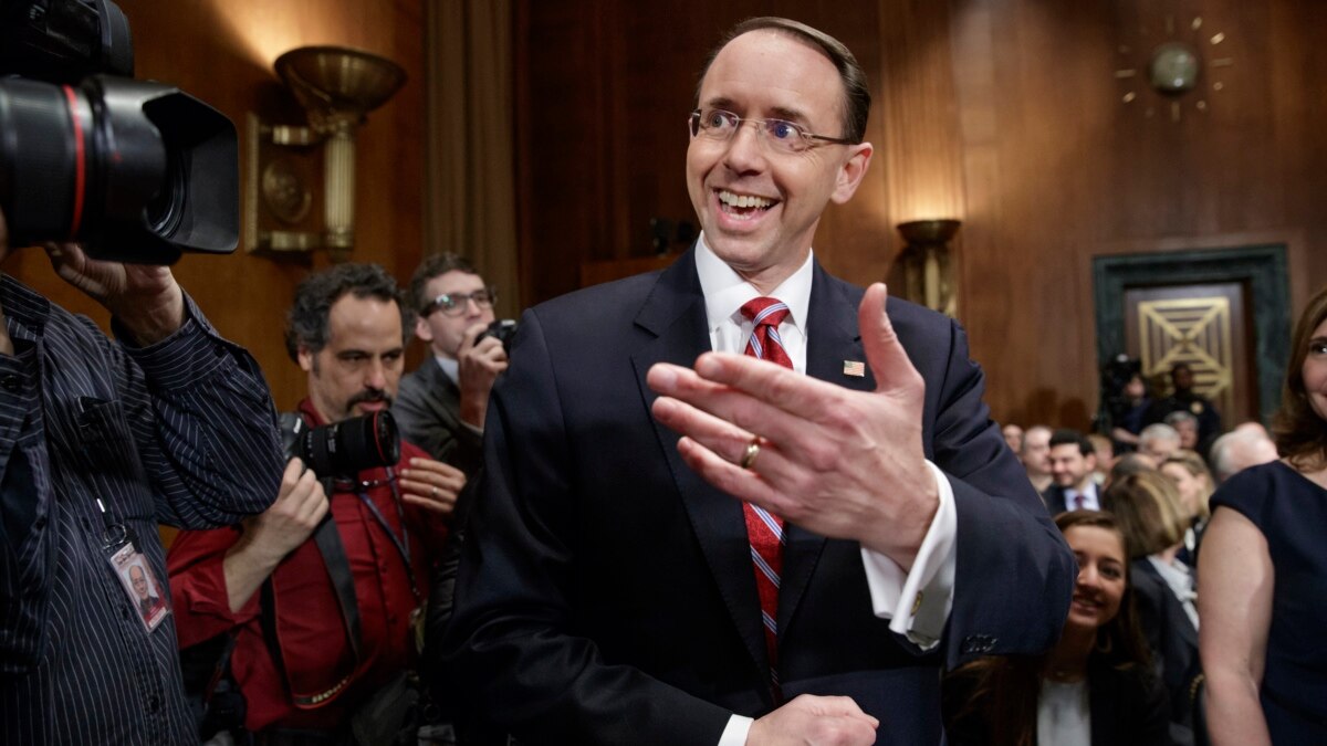 Rod Rosenstein: Deputy Attorney General and Author of Blistering Comey Memo