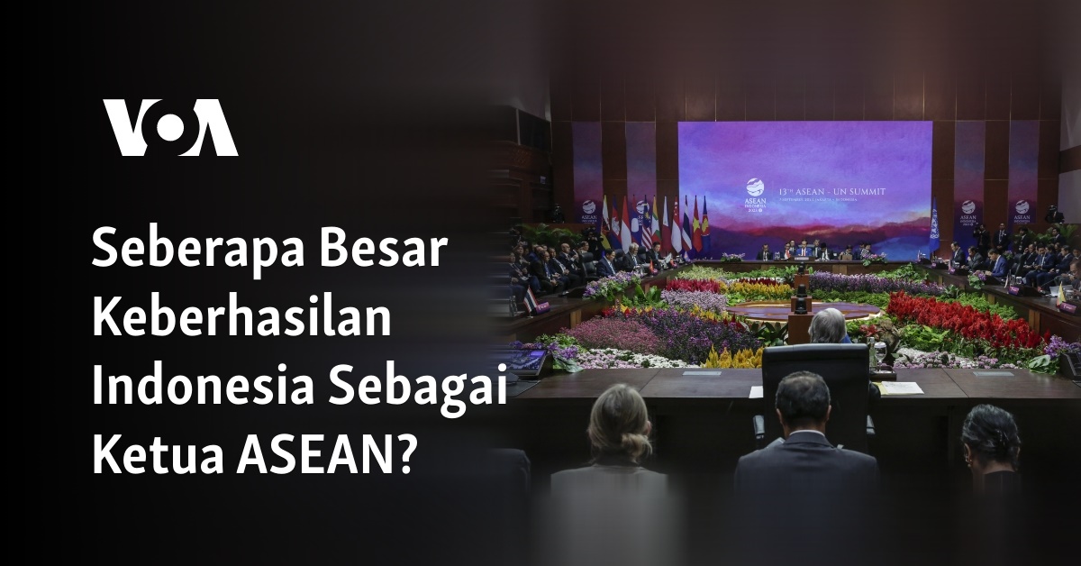 Seberapa Besar Keberhasilan Indonesia Sebagai Ketua ASEAN?