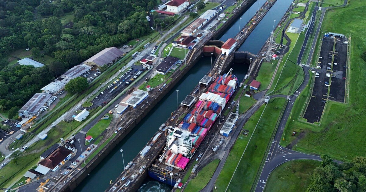 Le canal de Panama célèbre 25 ans de gestion panaméenne, avec un ...