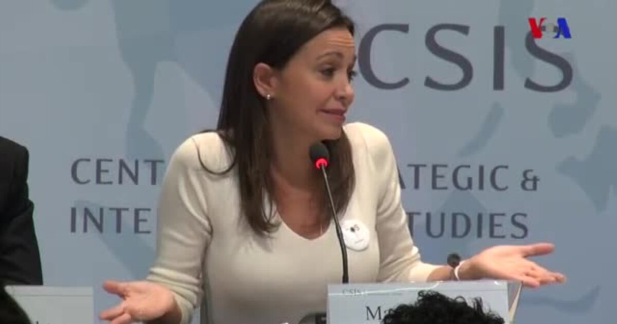 Maria Corina Machado dice que en Venezuela le espera la cárcel