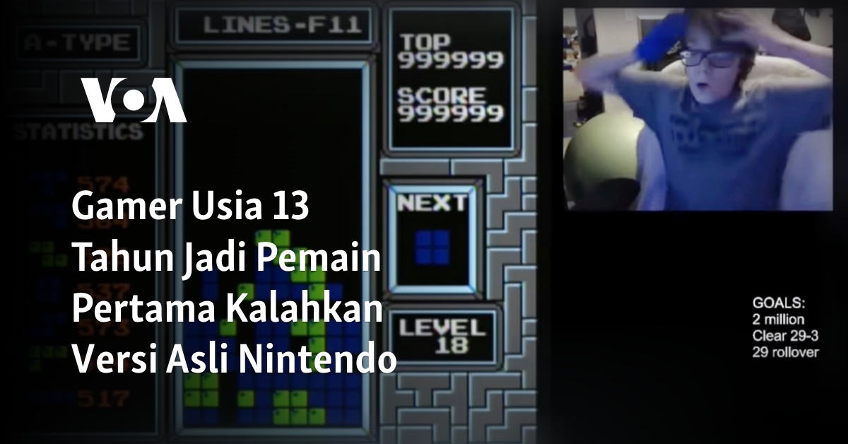 Gamer Usia 13 Tahun Jadi Pemain Pertama Kalahkan Versi Asli Nintendo