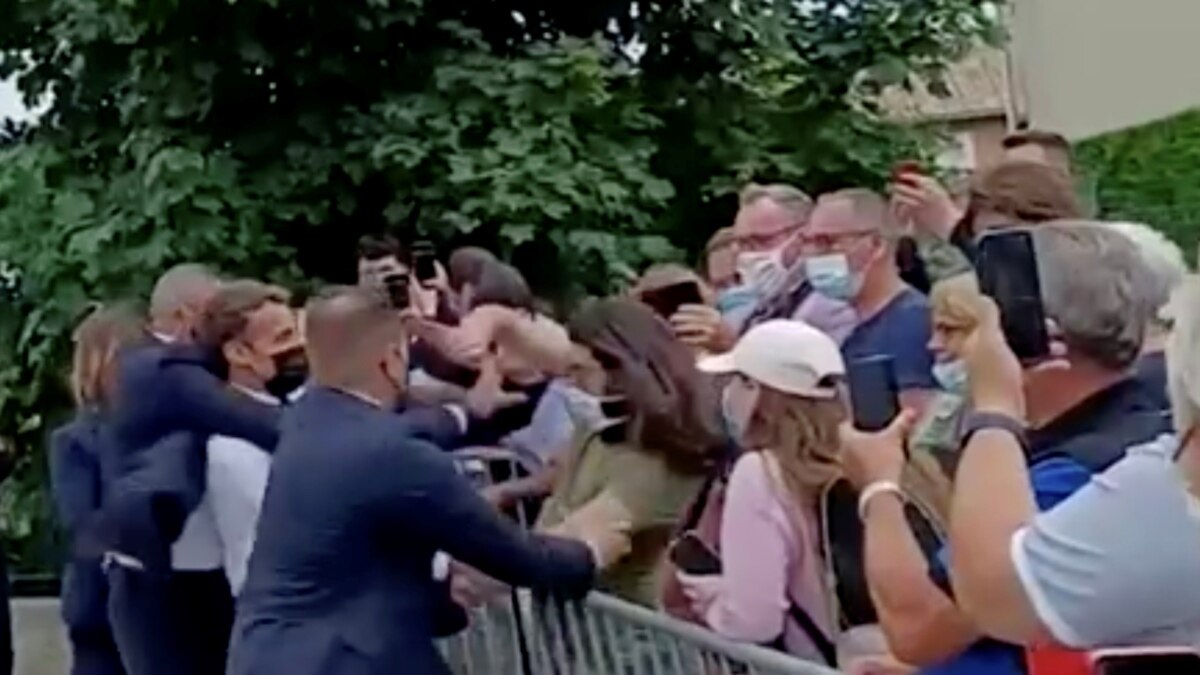 President Macron Slapped During Tour of Southern French Town