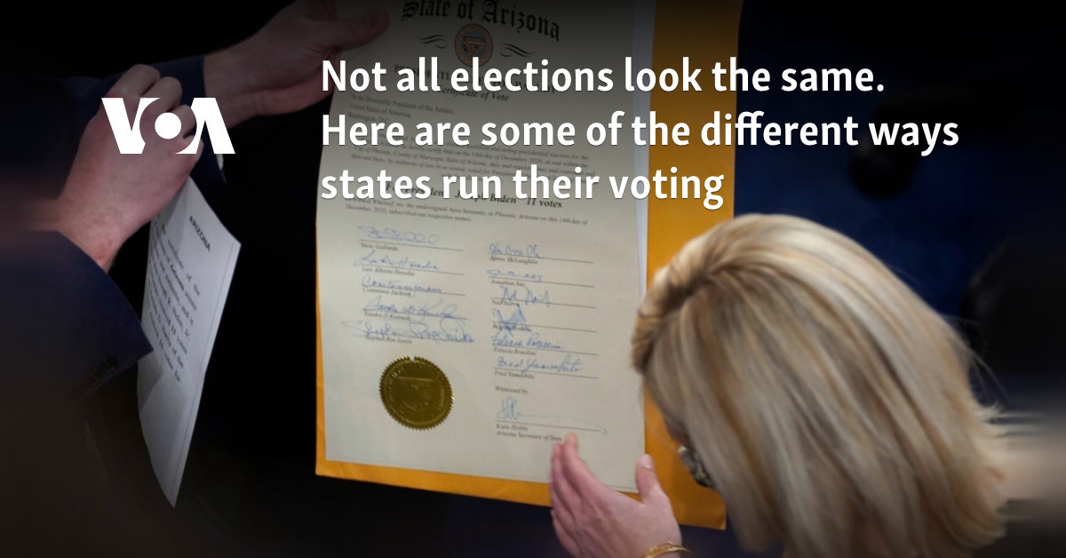 Not all elections look the same. Here are different ways states run ...