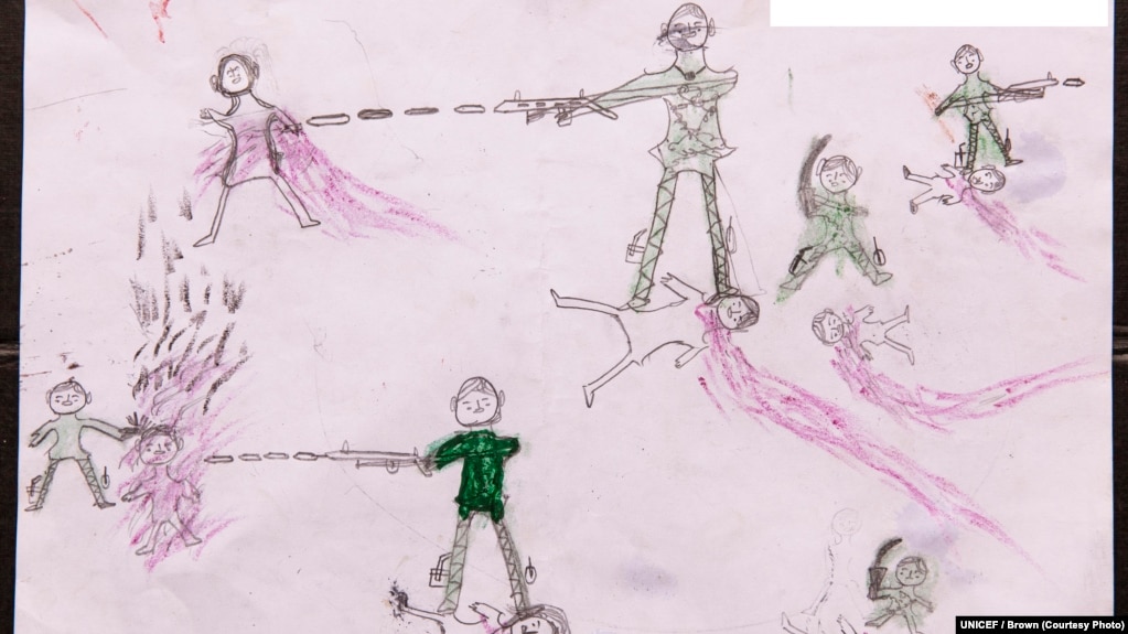 Children in Bangladesh’s Rohingya Camps Draw Scenes of Horror – The ...