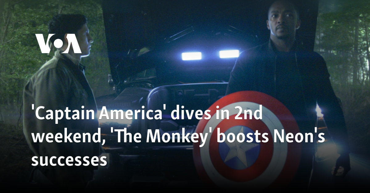 'Captain America' dives in 2nd weekend, 'The Monkey' boosts Neon's ...