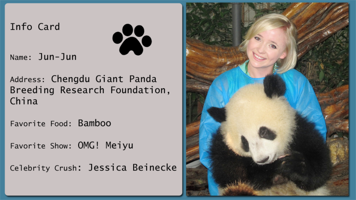 OMG! Host Jessica Beinecke Meets Panda