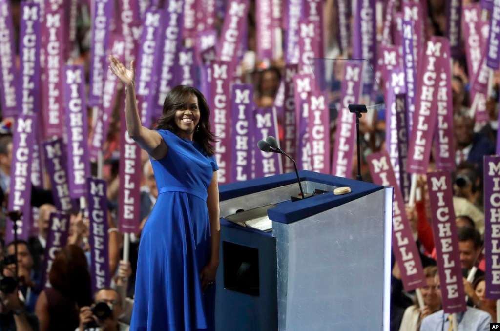Michelle Obama Gives Powerful Speech at Democratic Convention