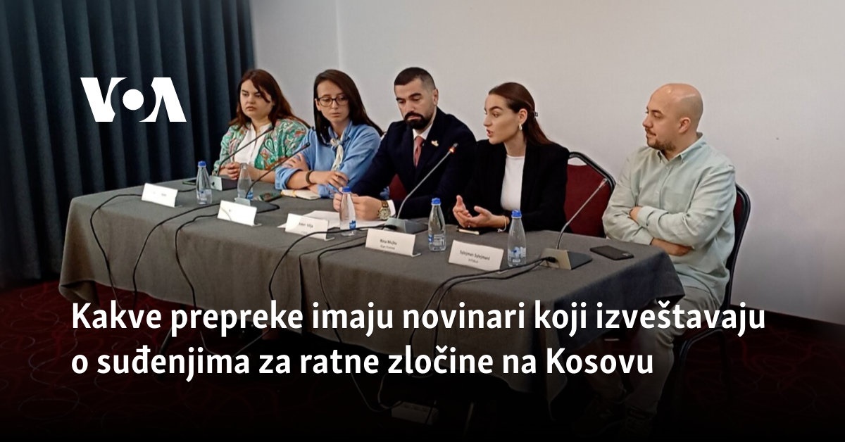 Kakve prepreke imaju novinari koji izveštavaju o suđenjima za ratne ...