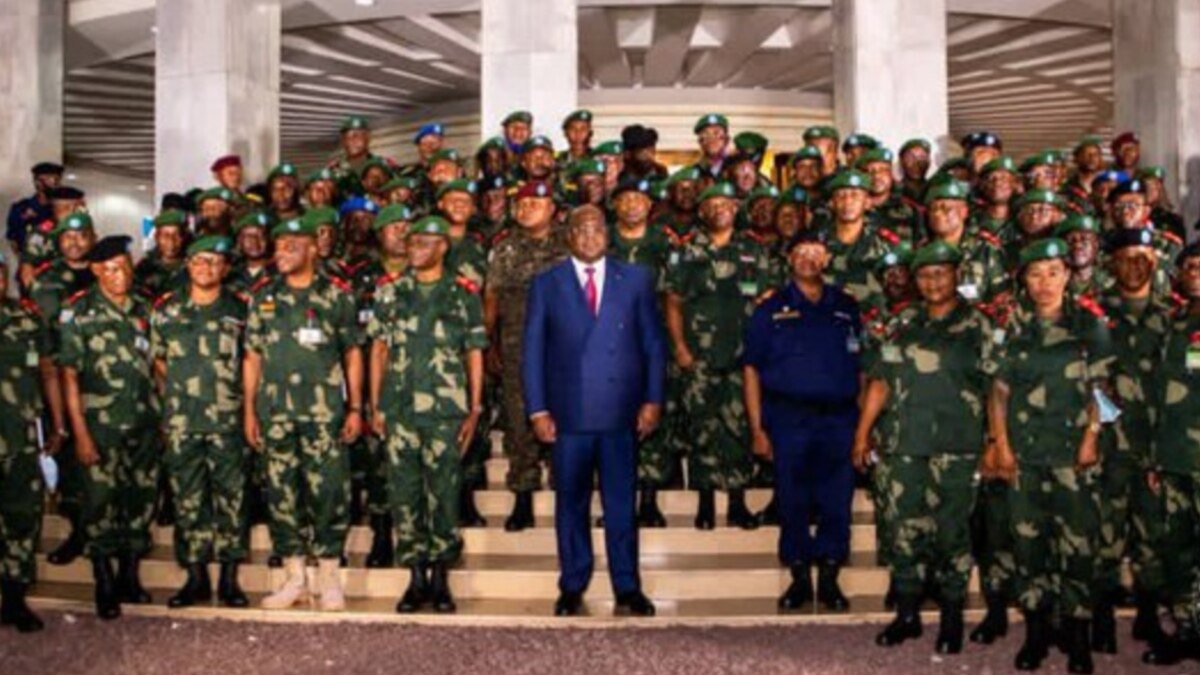 Bakambi ba mampinga mpe ya police balaki sembo na Tshisekedi