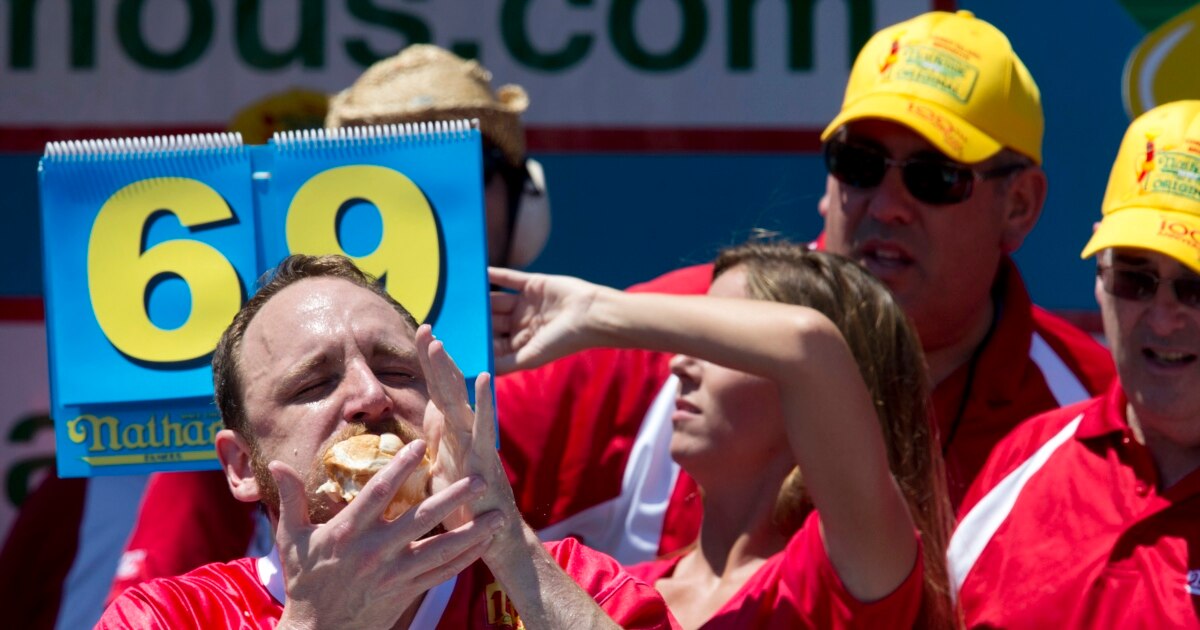 Holy Chow! Winner Eats Record 70 Hot Dogs in 10 Minutes