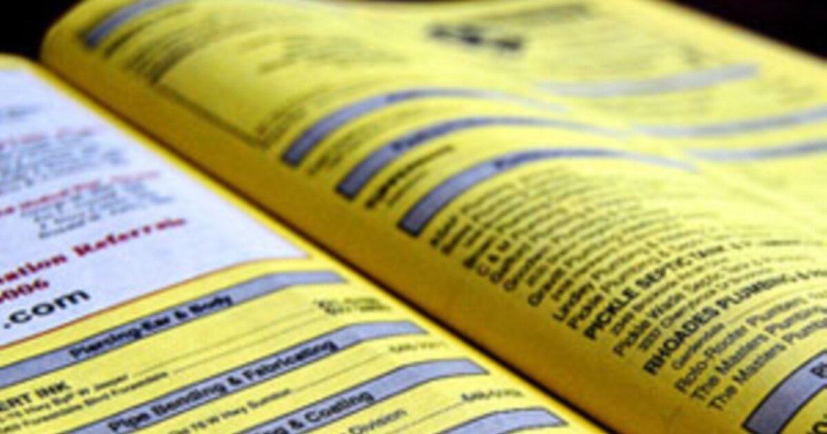 Yellow Pages Fight For Survival