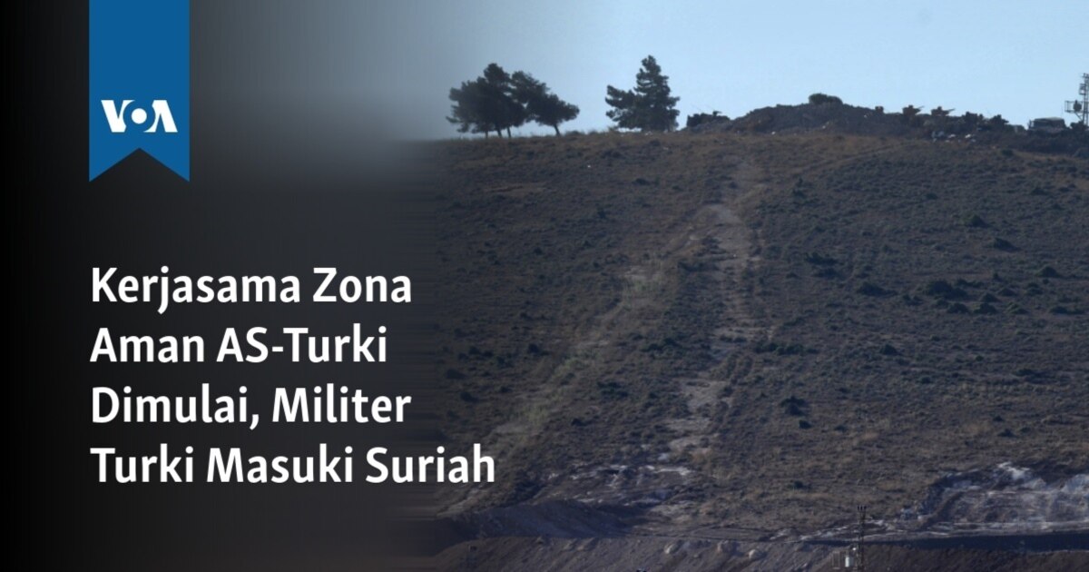 Kerja Sama "Zona Aman" dengan AS Dimulai, Militer Turki Masuki Suriah