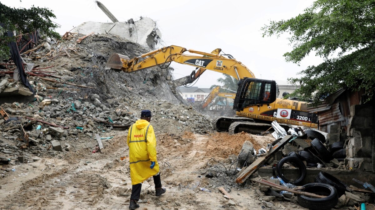 Lagos Building Collapse Toll Rises
