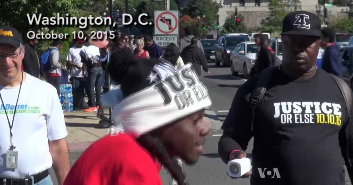 Watch: VOA Video of the Justice or Else Rally