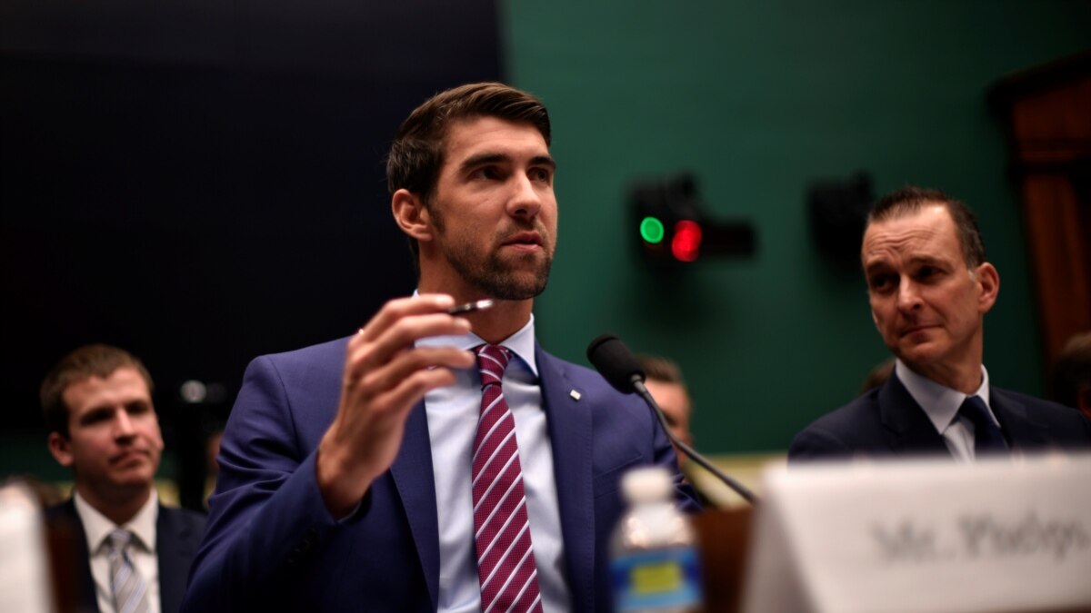 Michael Phelps Talks to Congress About Athlete Drug Testing