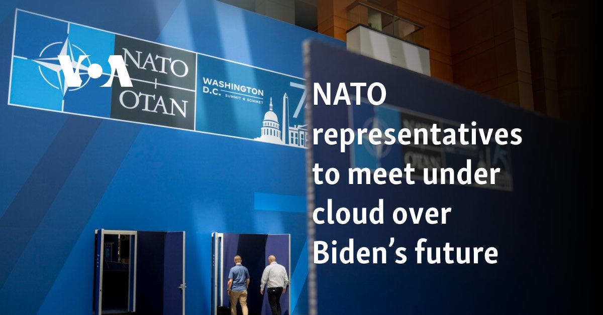 NATO representatives to meet under cloud over Biden’s future