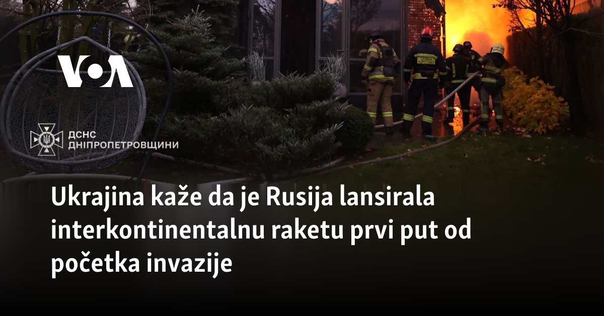 Ukrajina kaže da je Rusija lansirala interkontinentalnu raketu, SAD tvrde da je u pitanju raketa ...