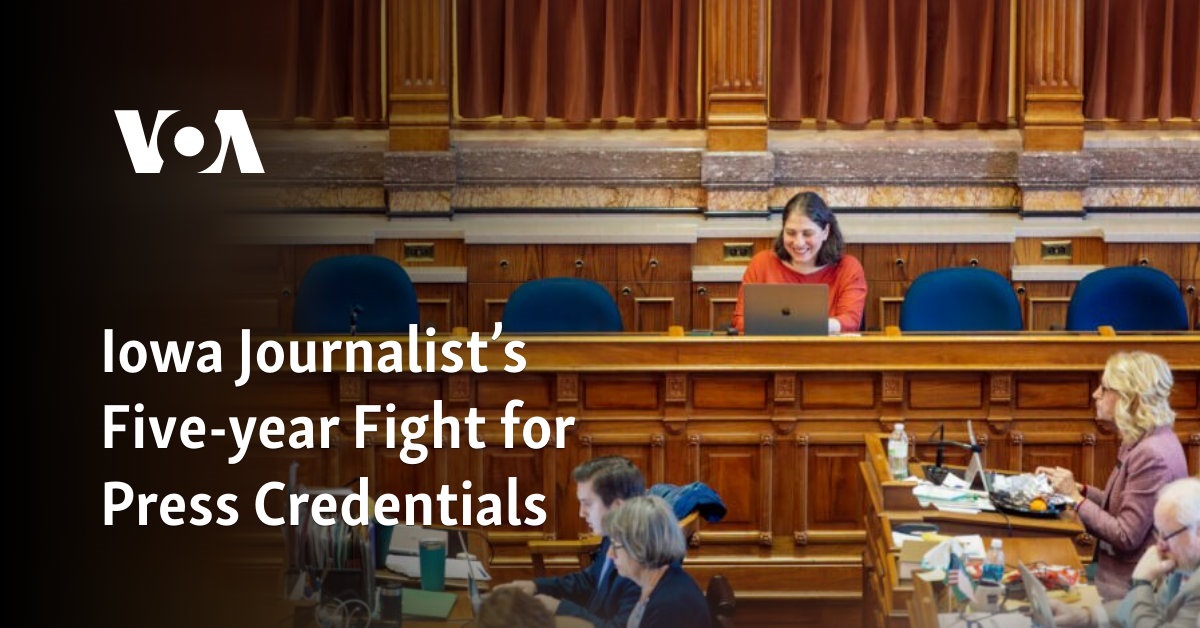 Iowa Journalist Wins Five-year Fight for Press Credentials