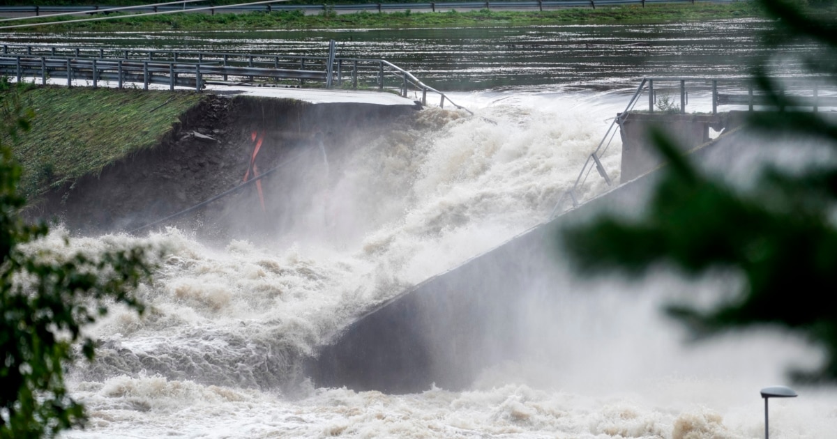 Dam in Norway Partially Bursts After Days of Heavy Rains