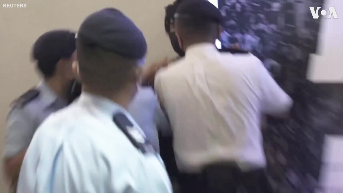 Scuffles And Arrests As Hong Kong Locks Down Tiananmen Vigil Park