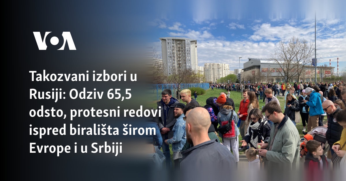 Glasanje za predsednika Rusije: Protesni redovi ispred birališta širom ...