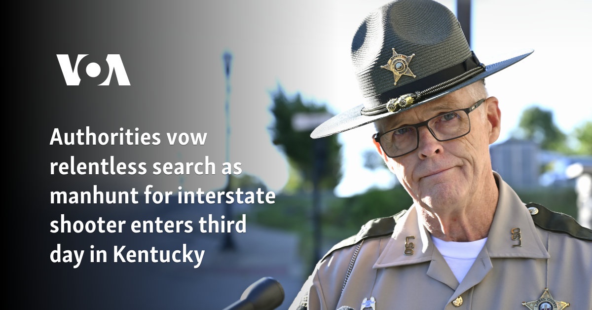 Authorities vow relentless search as manhunt for interstate shooter ...