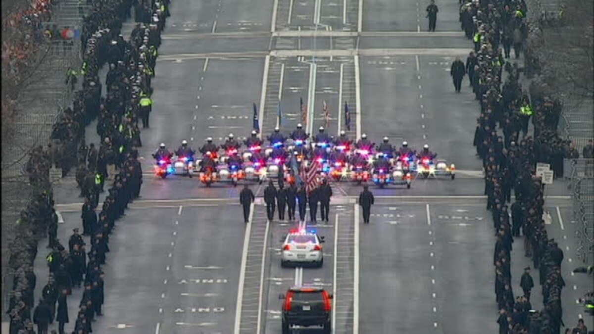 President Trump Inauguration Parade Formation